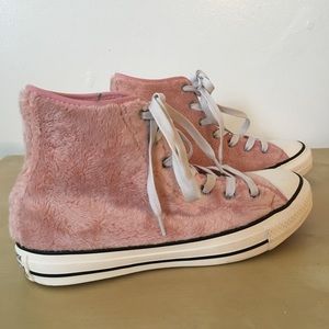 Converse | Shoes | Sale Converse Chuck Taylor Faux Fur High Top | Poshmark